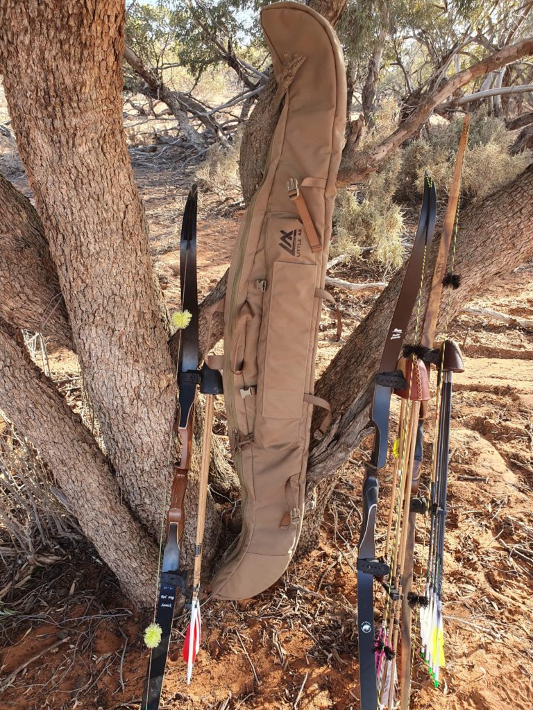 R1 Traditional Archery Bow Case/Bag – Coyote Brown – Little Ax